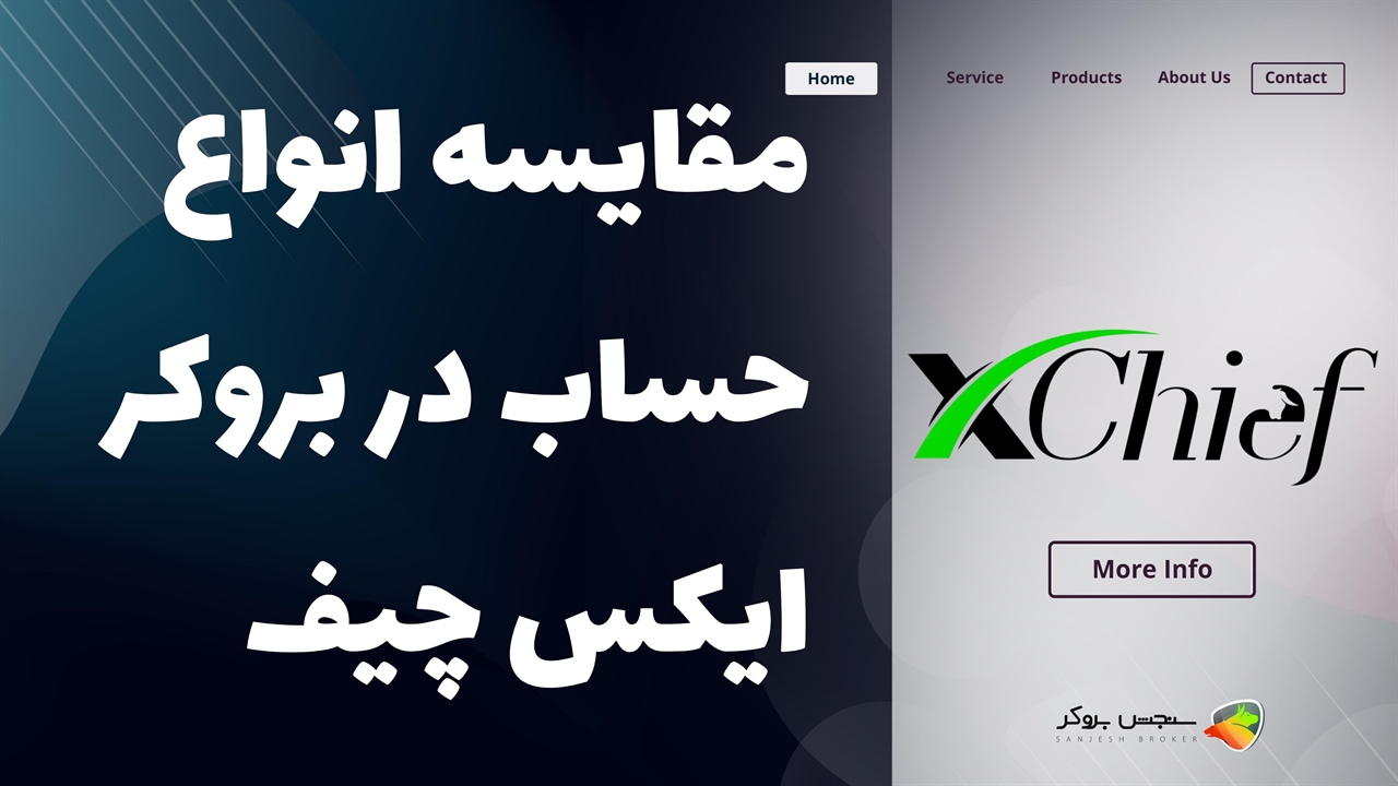 مقایسه انواع حساب‌های بروکر ایکس چیف (XChief) | فارکس چیف (ForexChief) - نماشا