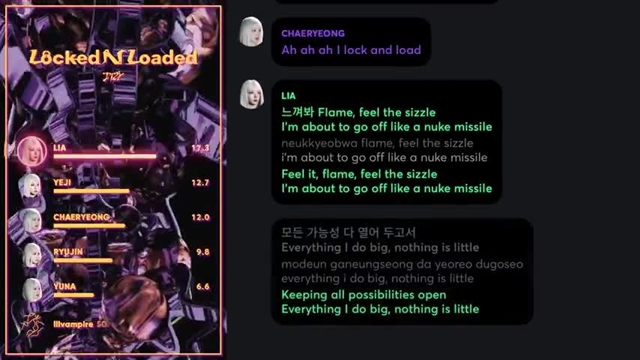 ITZY-LUCKED N LOADED (LINE DISTRIBUTION + LYRICS COLOR CODED) - نماشا